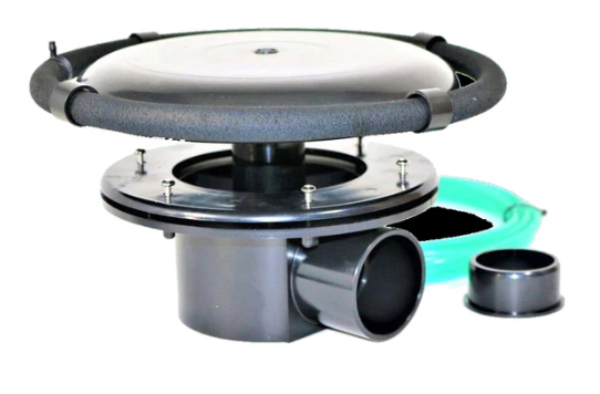 50mm Bottom drain (Sump type) with aerator ring – JS KOI